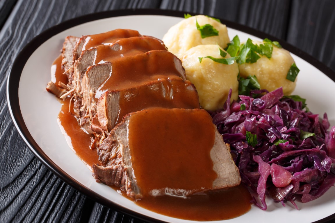 Thüringer Klöße mit Schweinebraten - Klamer-Magazin